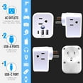 Cruise Approved Power Strip Non Sur Protector for Cruise Ship Multi ...