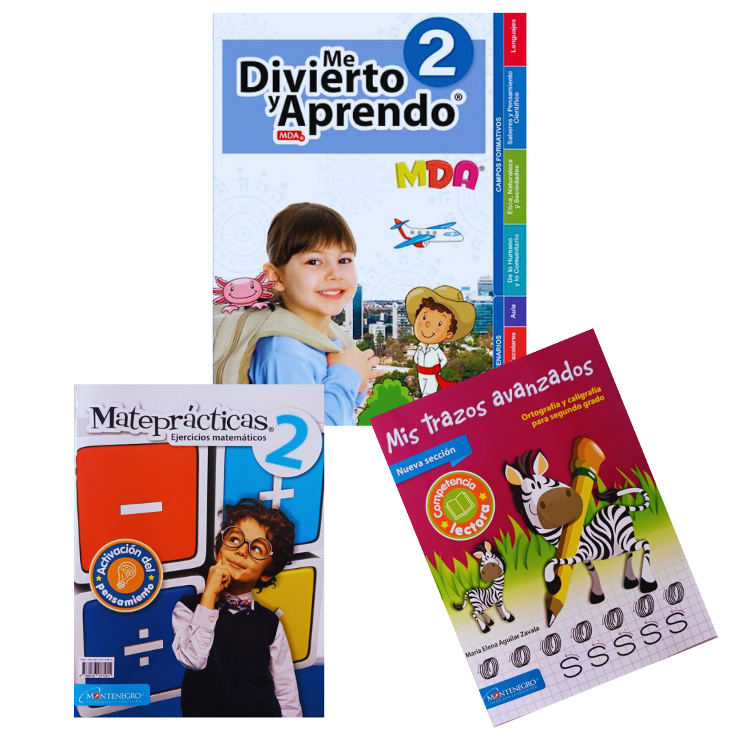 Guia Montenegro 2do Me Divierto Y Aprendo 2023- 2024 Mda / Nueva Escuela Mexicana 2023 Pasta ...