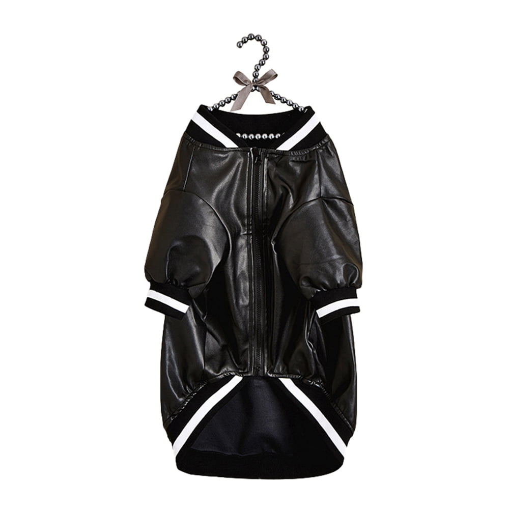 Xmarks Dog Leather Jacket Pet Cool Motorcycle Clothing Dog Winter ...