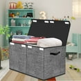 Extra Large Collapsible Toy Box - Kids Storage Organizer with Lid in ...