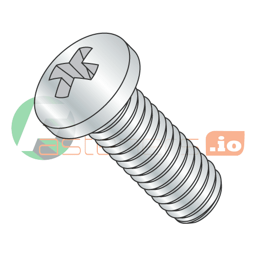 M6-1.0 x 30 mm Machine Screws / Phillips / Pan Head / Steel / Class 4.8 ...