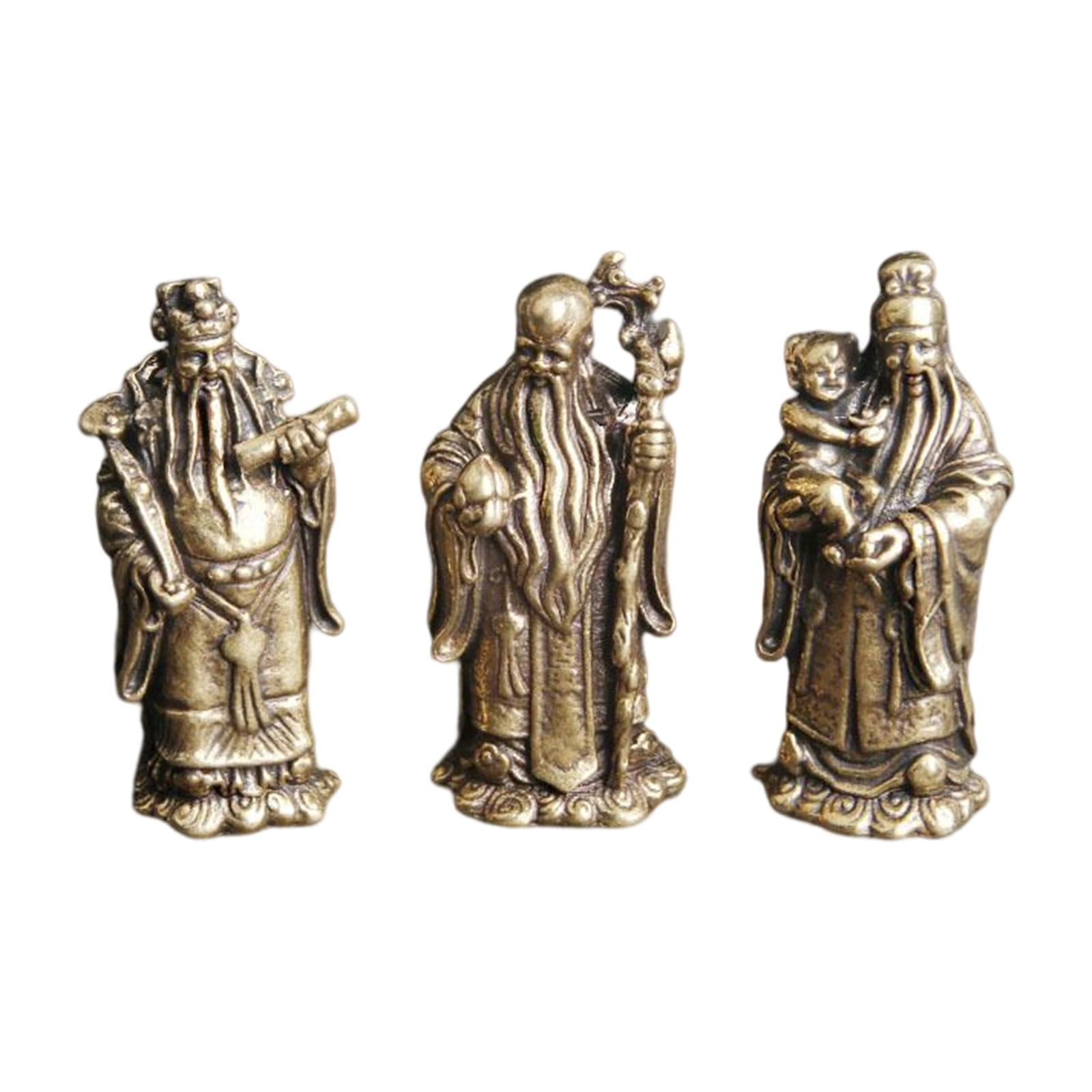 Click here for Shangren Copper Statue Lucky Immortals Ornaments L... prices