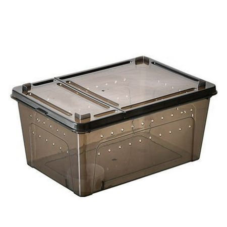 Reptile Box For Snake Spide Insects House Transparent PP Food Feeding ...