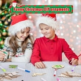 SHELLTON 50-Piece DIY Christmas Crafts Kit for Kids with 5 Styles for ...