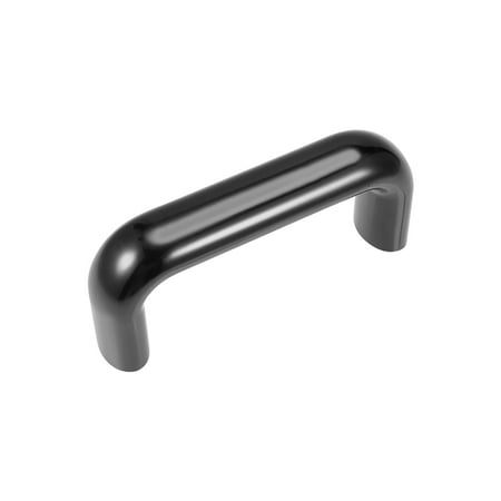 Bakelite Plastic Pulls Handle, 120mm Hole Centers Black for Industrial ...