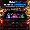Smart LED Car Window Display,App-Controlled Pixel Art Screen for ...