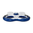 Intex River Run II Double Seater Inflatable Pool Float, Blue & White ...