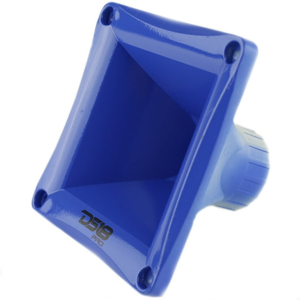 DS18 Blue PVC Plastic Horn Universal Twist-On Screw-On for Drivers PRO ...