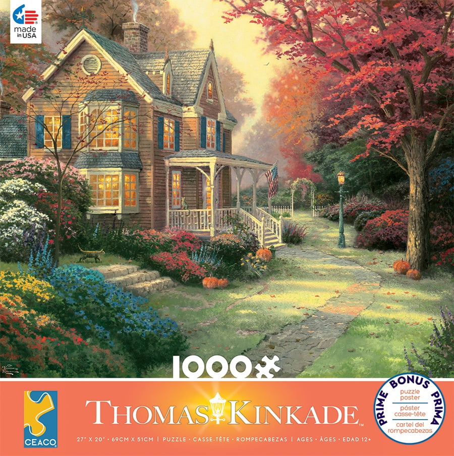 Ceaco Thomas Kinkade Victorian Autumn Puzzle, 1000 Piece - Walmart.com Ceaco Thomas Kinkade Victorian Autumn Puzzle, 1000 Piece - Walmart.com