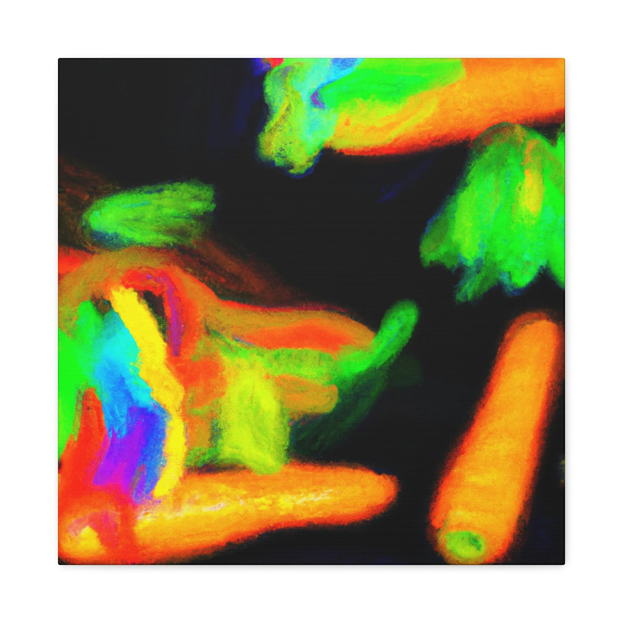 'Carrot Color Explosion' - Canvas - Walmart.com