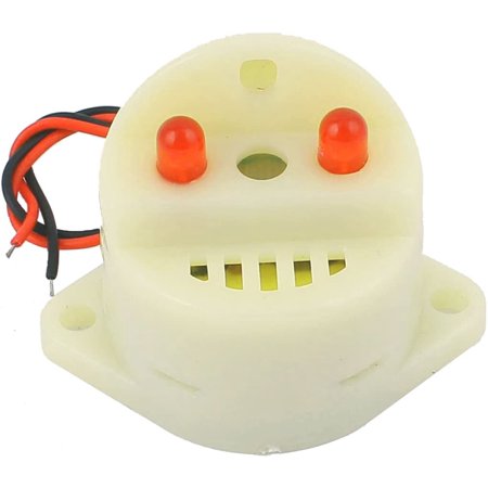 DC 3-24V Two Red Light Flash Intermittent Sound Beep Alarm Electronic ...