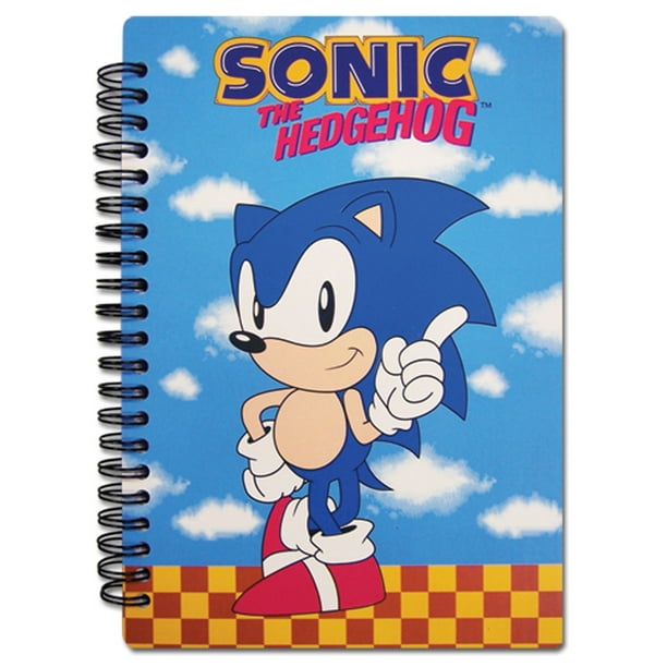 Notebook - Sonic The Hedgehog - New Sonic Anime Licensed ge89301 ...