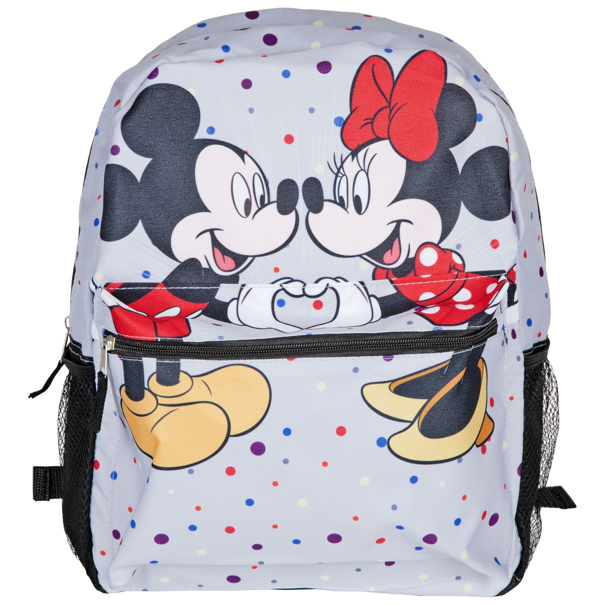 Disney Mickey and Minnie Mouse Sweet Love 16 Padded Backpack - Walmart.com