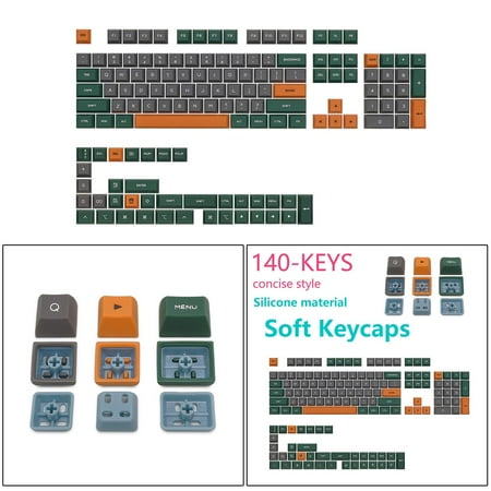 140 Key Silicone Mechanical Switch Keyboard 140 Key Basic for Laptop ...