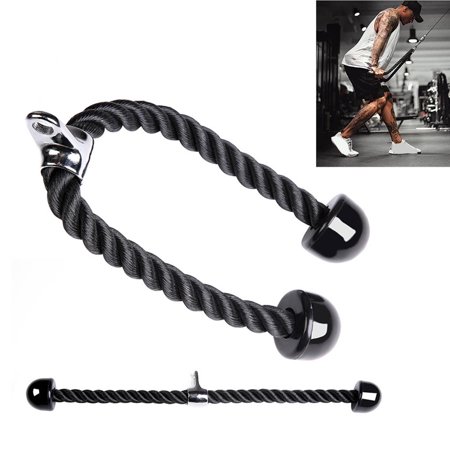 Xinxinyy Tricep Rope Heavy Duty Abdominal Crunches Cable Pull Down ...