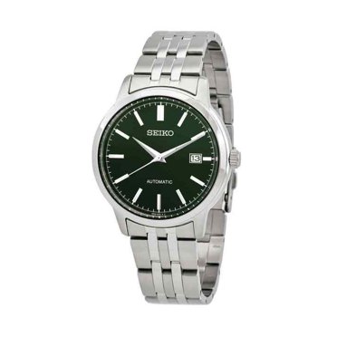 Seiko Men's Automatic Watch SRPH85K1 with Silver Dial, Silver-Tone ...