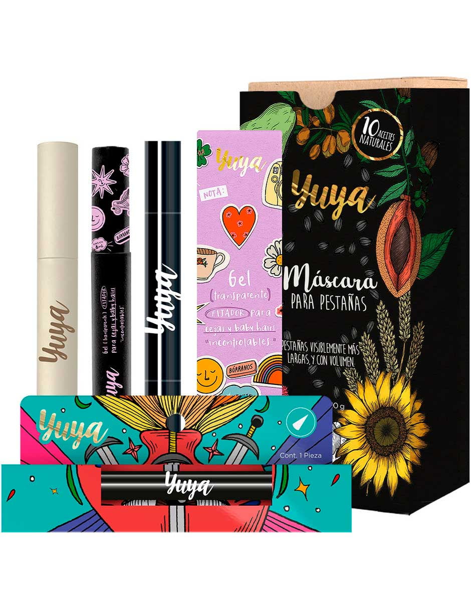 Yuya - Paquete Máscara Para pestañas 10 Aceites Naturales 10g ...