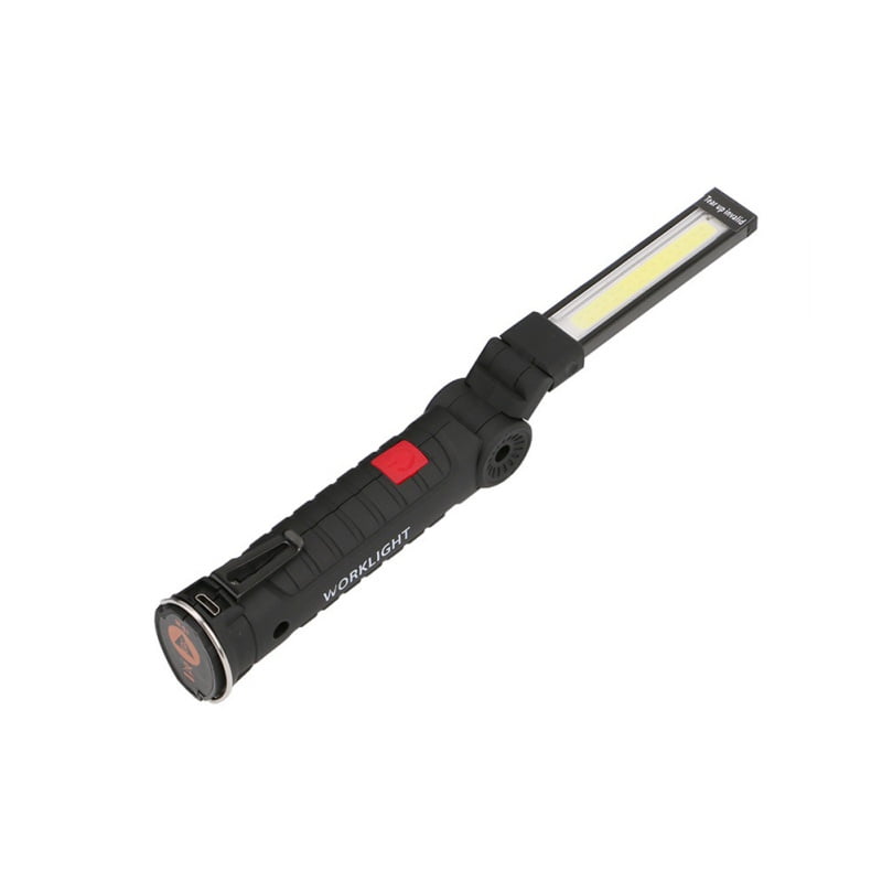 COB LED Flashlight Torch Foldable Flexible Hand Torch Work Light ...