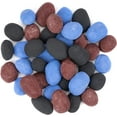 24pcs Light Weight Ceramic Fiber Pebble Stones for Indoor Outdoor, Gas ...