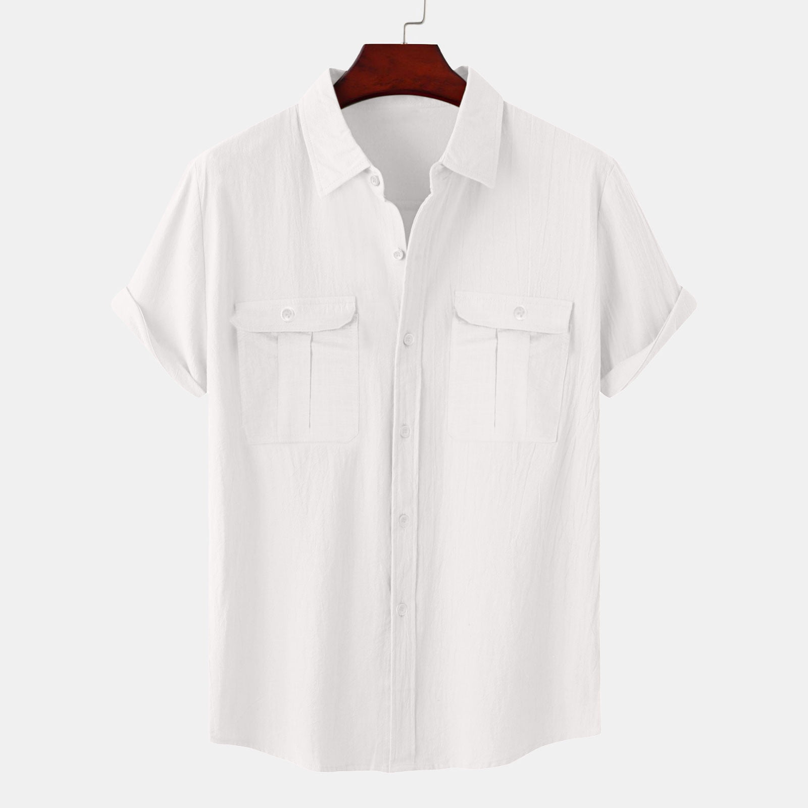 Click here for Aherbiu Mens Shirts Short Sleeve Button Down Cotto... prices
