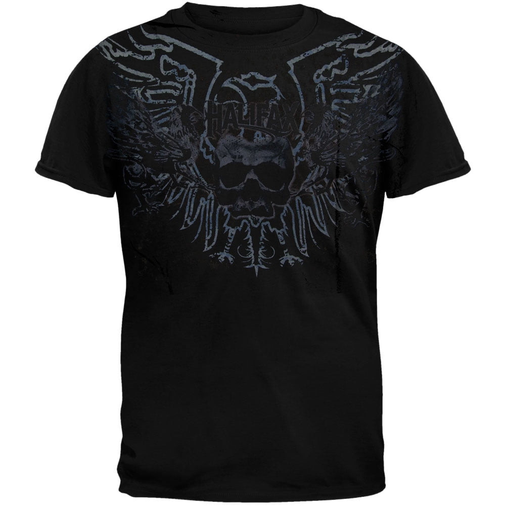 Halifax Men's Skull Emblem Short Sleeve T Shirt - Walmart.com