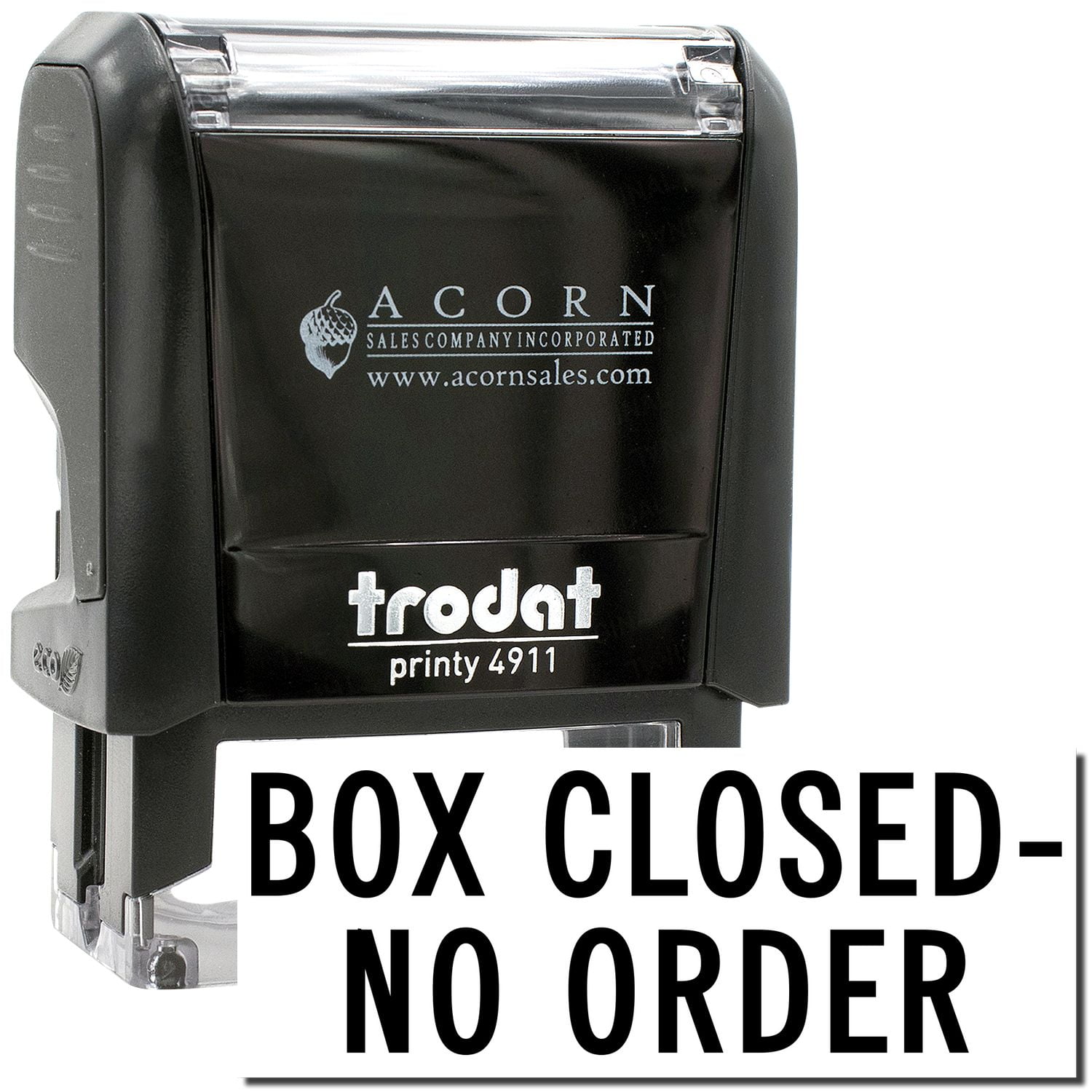 Self-Inking Box Closed No Order Stamp, Trodat Printy 4911, Press and ...