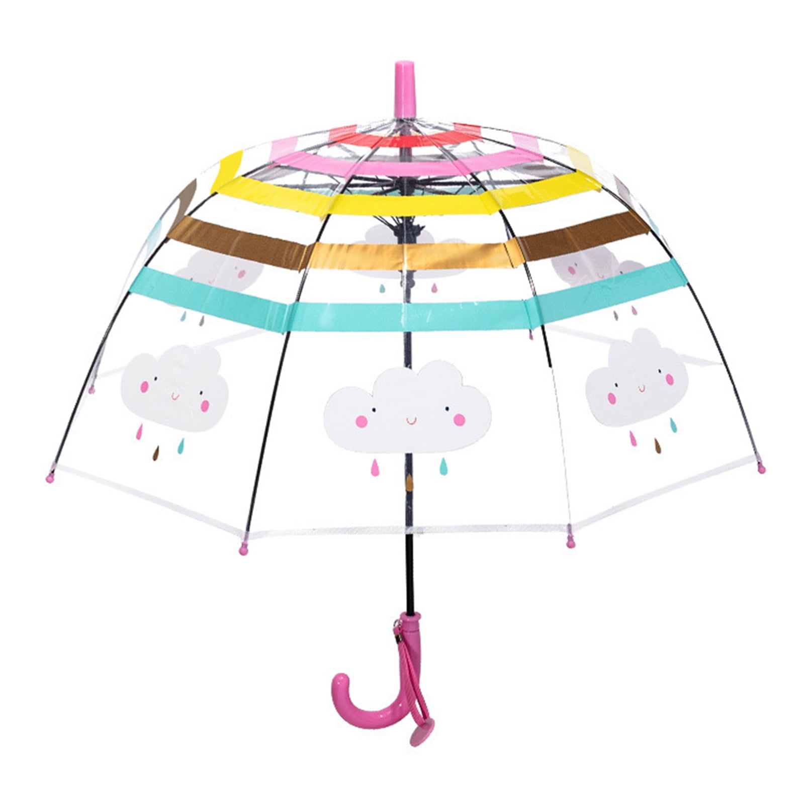 Click here for Zaqw Children Transparent Umbrella Cartoon Cute Ra... prices
