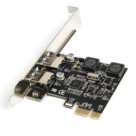 PCIE Card Pcie to USB 2 Ports, Carte PCIE(PCIE USB 3.0) Super Rapide 5 ...