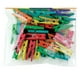 120 Pc Mini Craft Clothespins Wood 1" Small Arts Multi Color Clothes ...