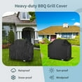 BBQ Grill Cover, Waterproof 210D Polyester Gas Grill Protector with ...