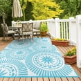 Ileading High Quality Plastic Straw Reversible Outdoor Rugs Waterproof ...