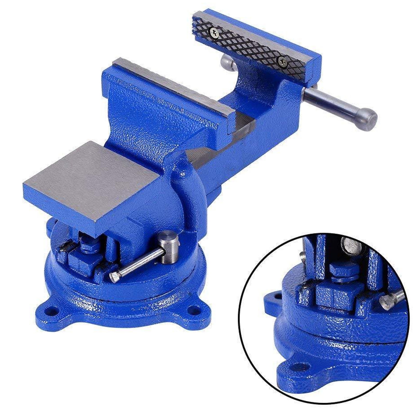 Heavy Duty Metal Swivel Bench Vise - 6-Inch - Blue Philippines | Ubuy