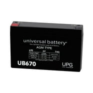 Ultratech UT1270 Rechargeable Security Device Battery, 7000mAh 12V DC ...