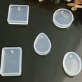 Renxiaooo 1set Pendant Silicone Mold Resin Silicone Mould Handmade Tool