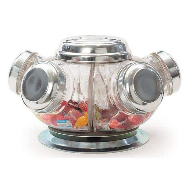 Deco Home Vintage Revolving Candy Jars - Walmart.com - Walmart.com