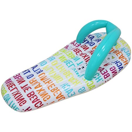 Water Slippers Floating Row Floating Bed Fashion Slippers Swimming Ring ...