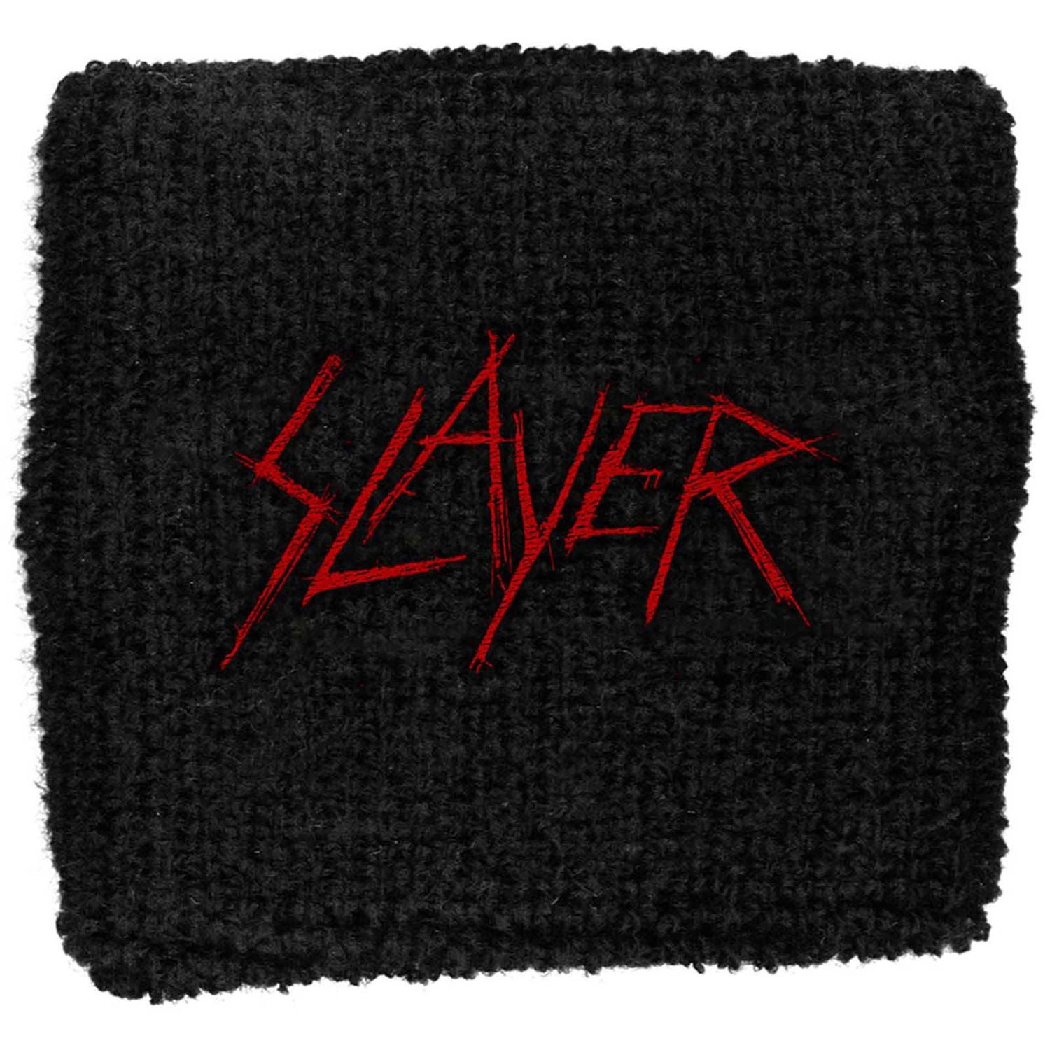 Click here for Slayer Scratch Logo Fabric Wristband One Size prices