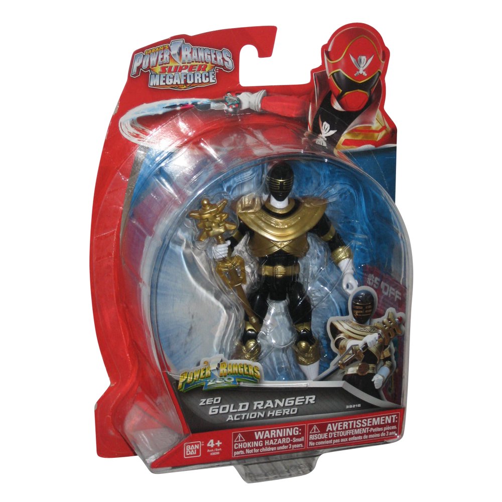 Power Rangers Super Megaforce 5" Zeo Gold Ranger Figure - Walmart.com ...