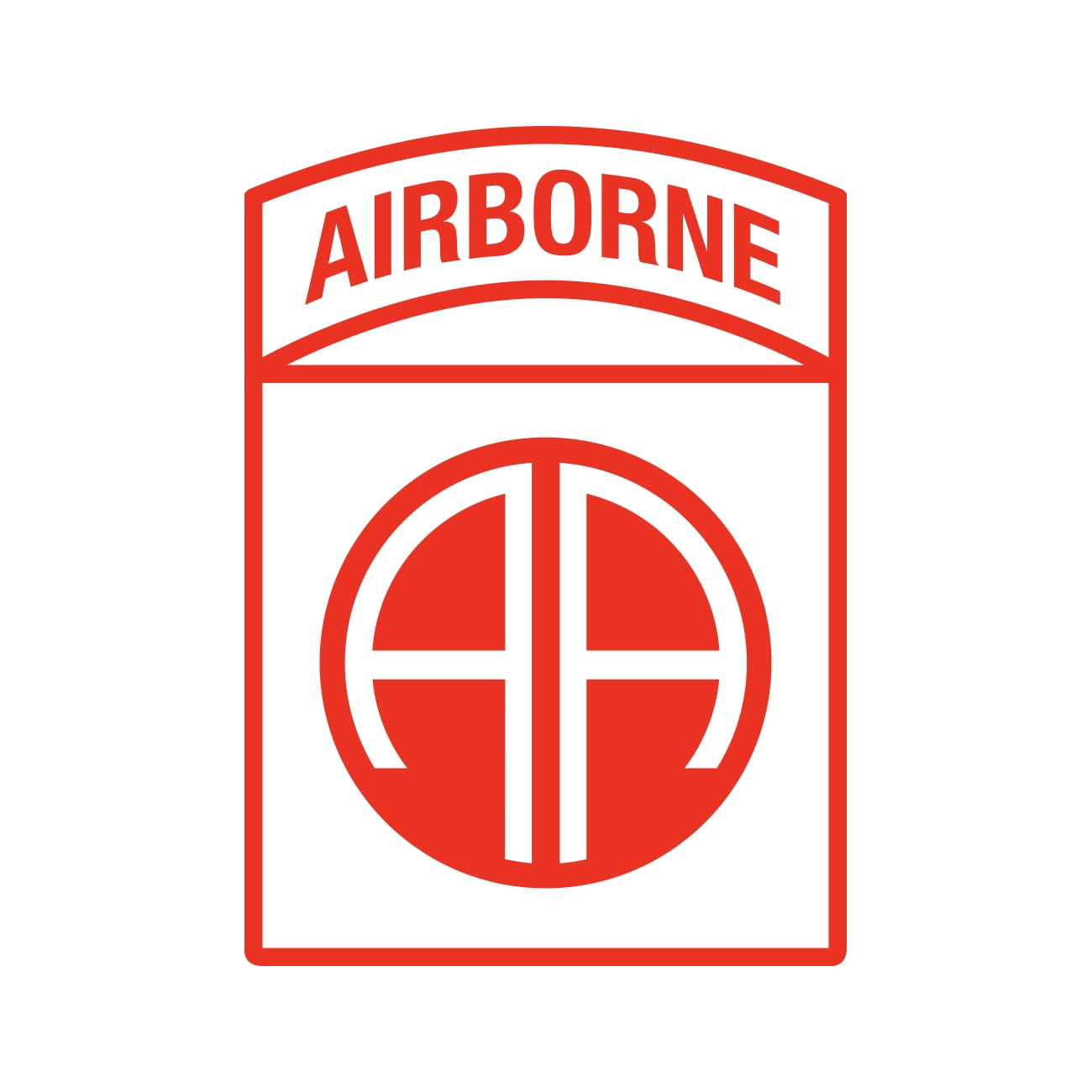 82nd Airborne Division Sticker Decal Die Cut - Self Adhesive Vinyl ...