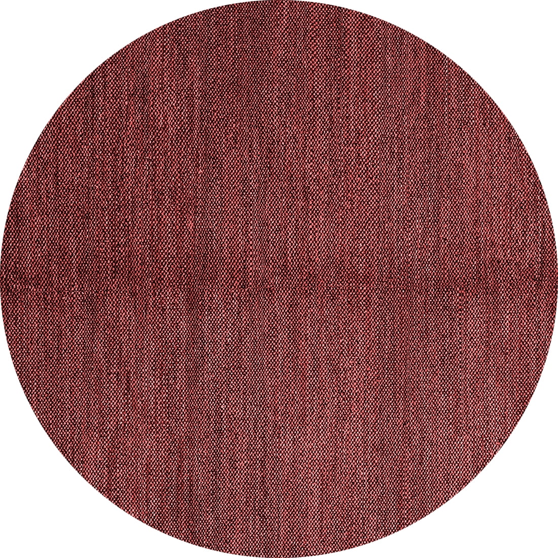 Ahgly Company Indoor Round Abstract Red Modern Area Rugs, 8' Round ...