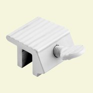 Sliding Window Lock, 1/2 in., Diecast Construction, White, For Vinyl ...