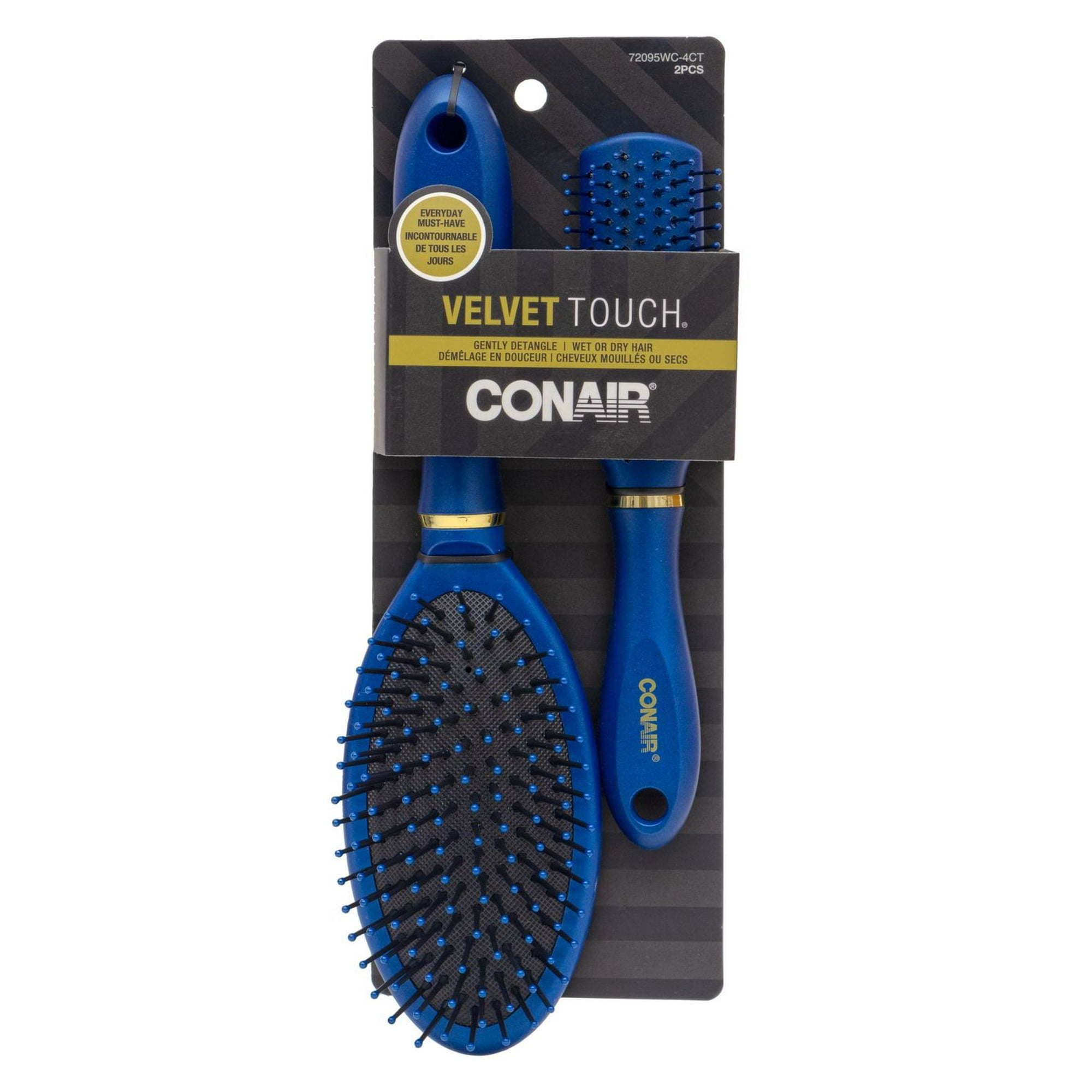 Click here for Conair Velvet Touch 2 Pk Cushion & Mini Brush prices