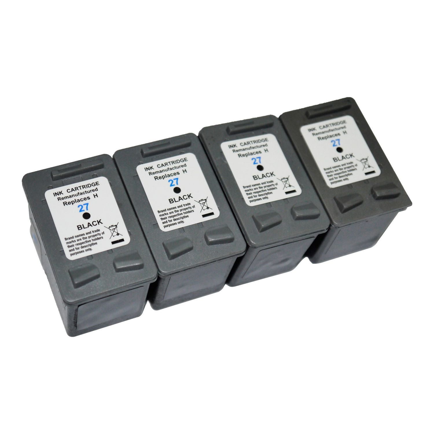 Click here for L-Ink 4 Pack Compatible Hp 27 Black Ink Cartridge... prices