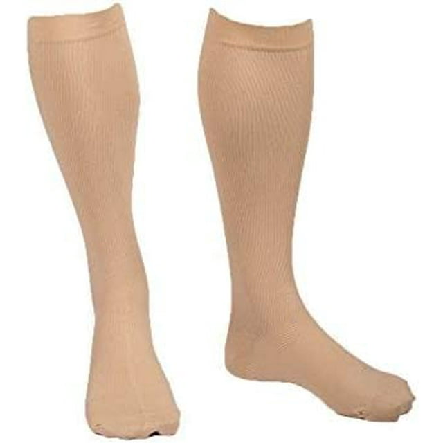 EvoNation Men's Classic Ribbed 8-15 mmHg Compression Socks - Walmart.com