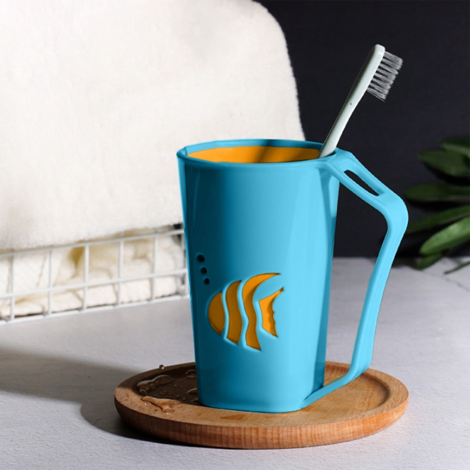 Click here for Amzcrzy Plastics Cup 1 Toothbrush Cup Holders Show... prices