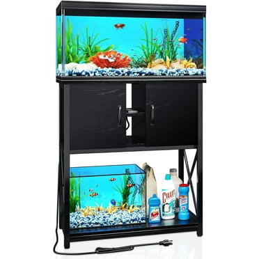 DWVO Heavy Duty Metal Aquarium Stand, 55-75 Gallon Capacity, with ...