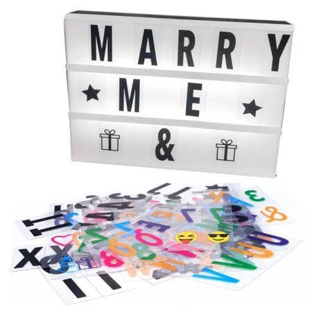 Light Up Letter Box,Cinema Light Box with Cinema Letters Light Box LED ...