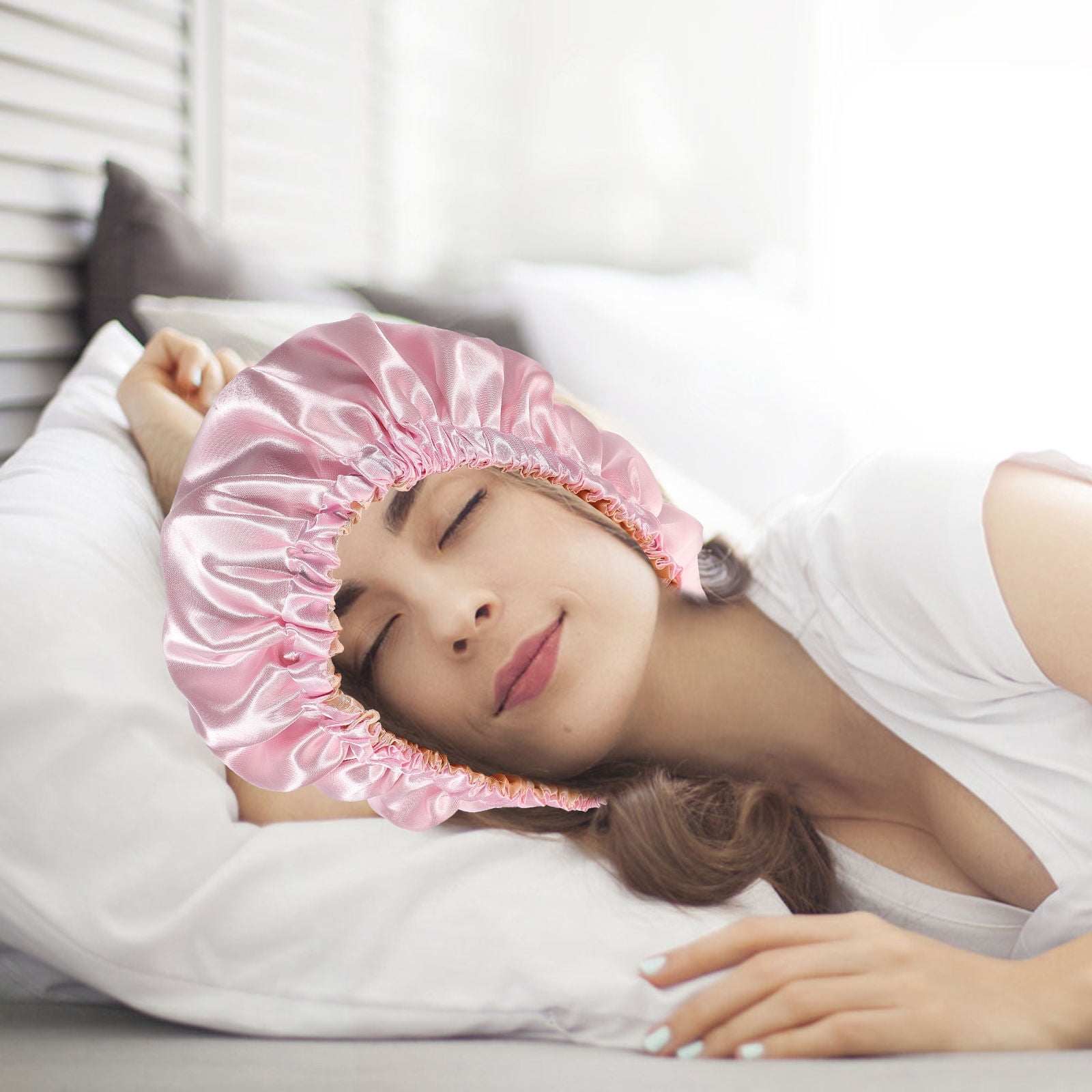 Click here for Aurarmlet 2pcs Hair Cap For Sleeping Satin Bonnet... prices