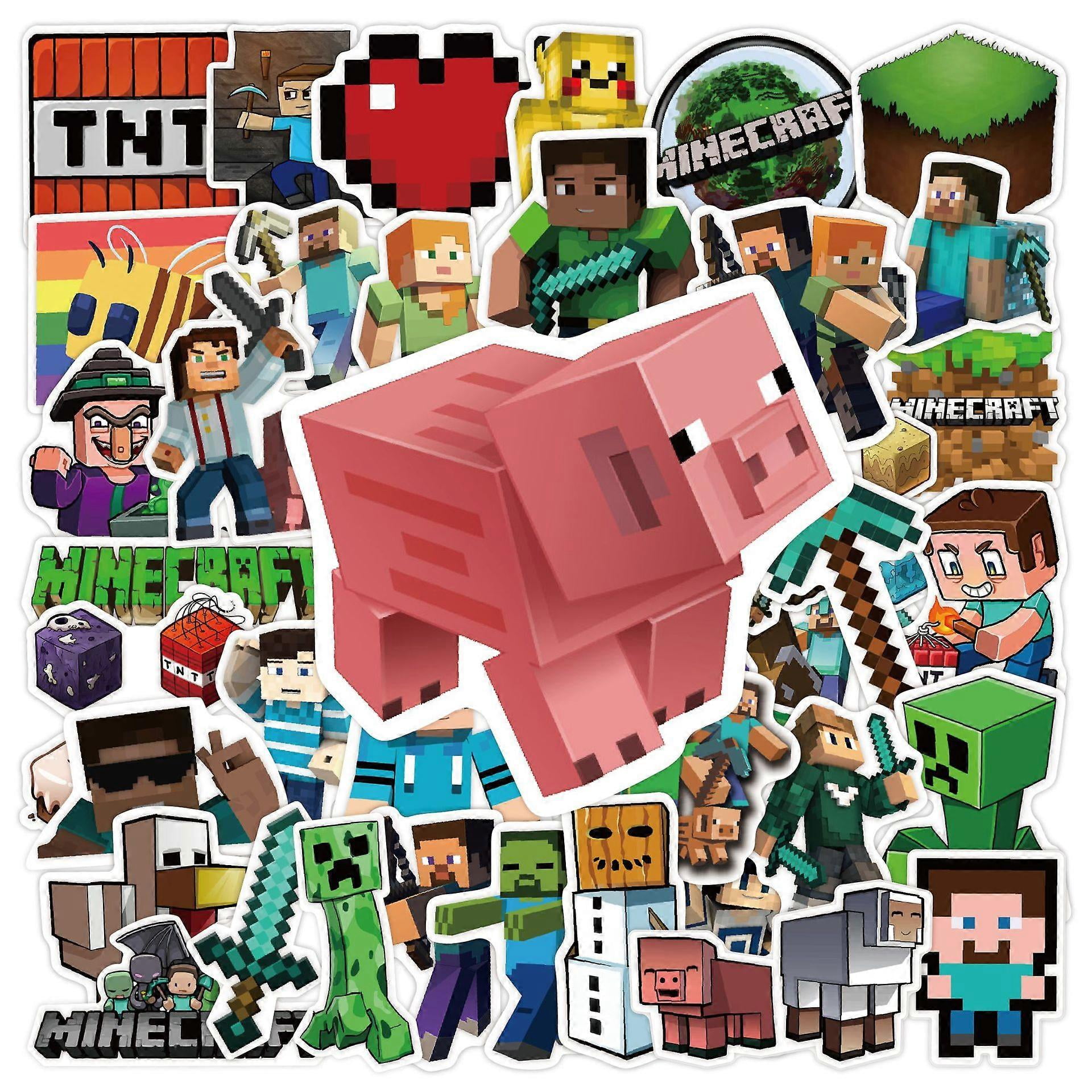 Click here for Hot Sales 50pcs Minecraft Cartoon Stickers prices