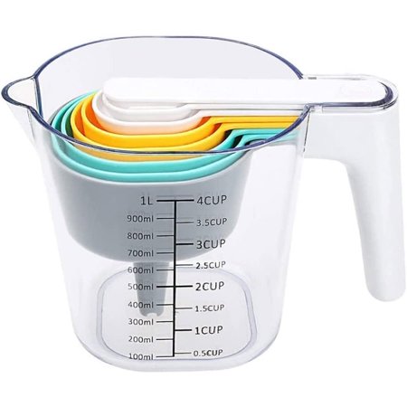 Measuring Spoon Kit With Scraper,Measuring Cup Spoon Set Kitchen Baking ...